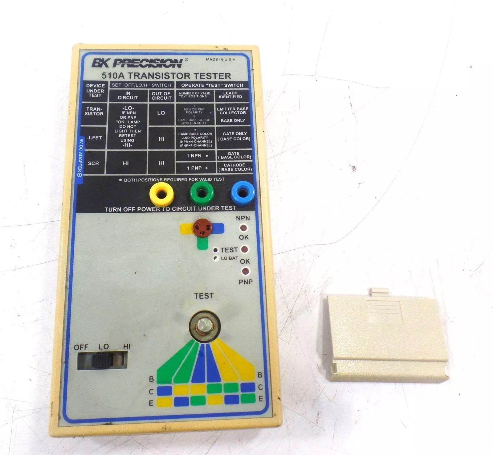 BK Precision 510A Transistor Tester – XG eqpt