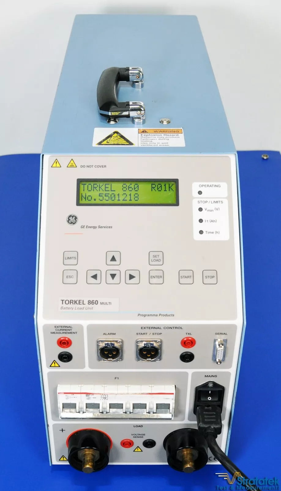 Programma TORKEL 860 Multi Battery Load Unit Megger Battery Test NIST ...