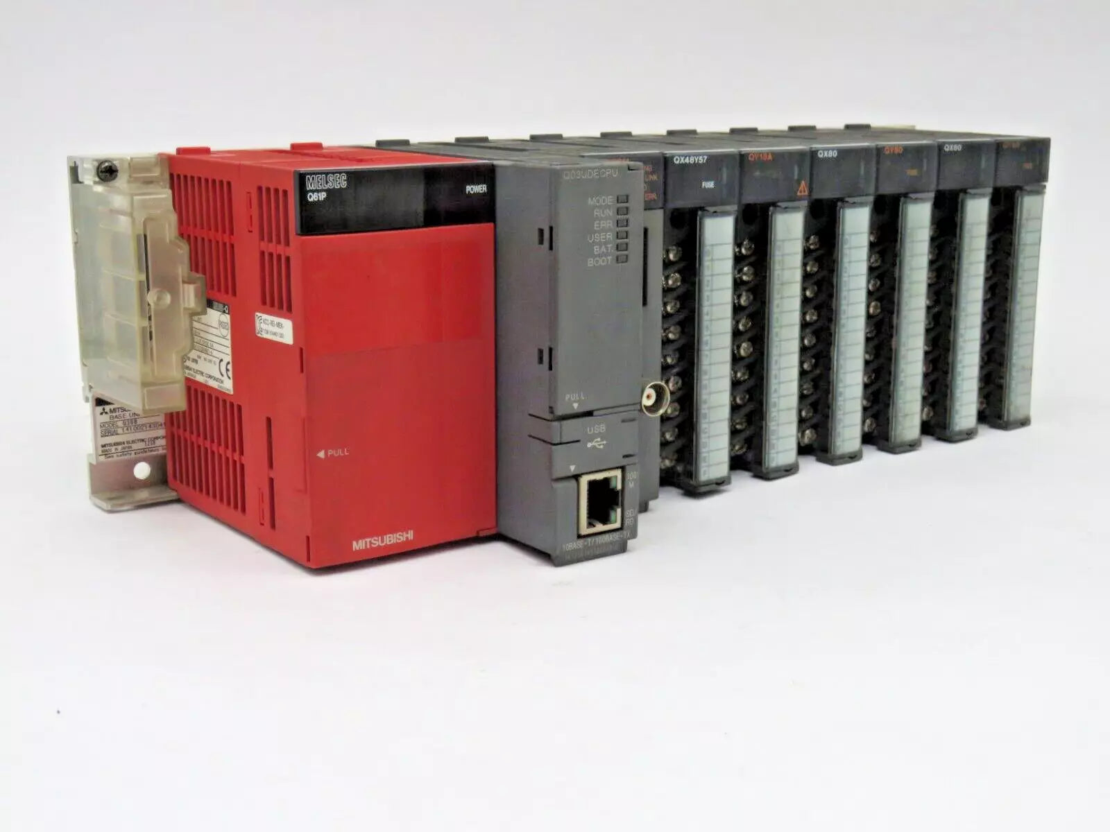 Mitsubishi Melsec-Q Series PLC CPU Full Pack Set Used & Tested – XG eqpt